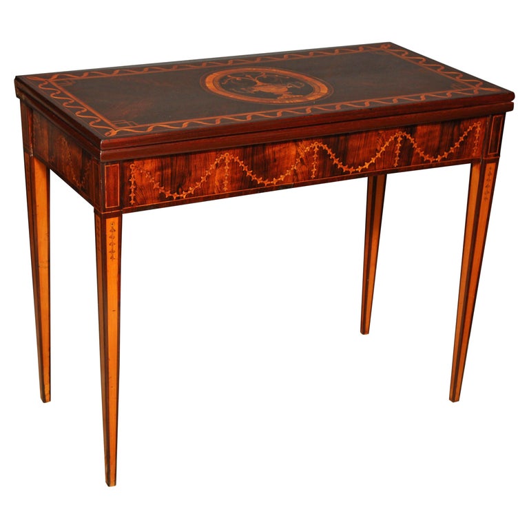 Russian Neoclassical Game Table at 1stDibs