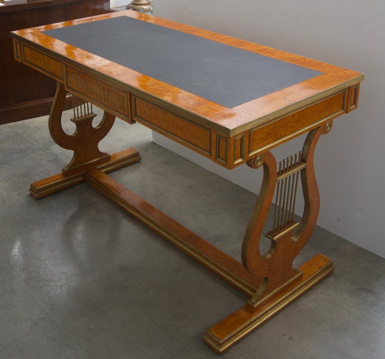 Russian Regency Style Library Table at 1stDibs