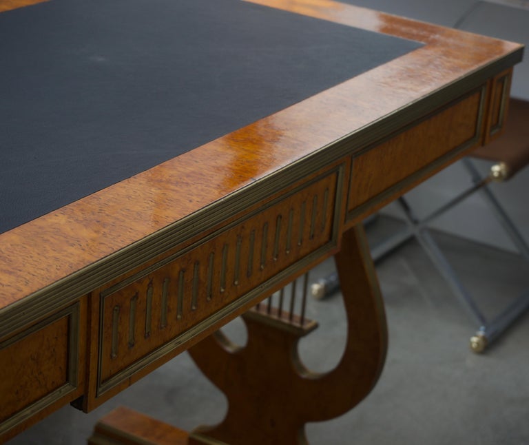 Russian Regency Style Library Table at 1stDibs