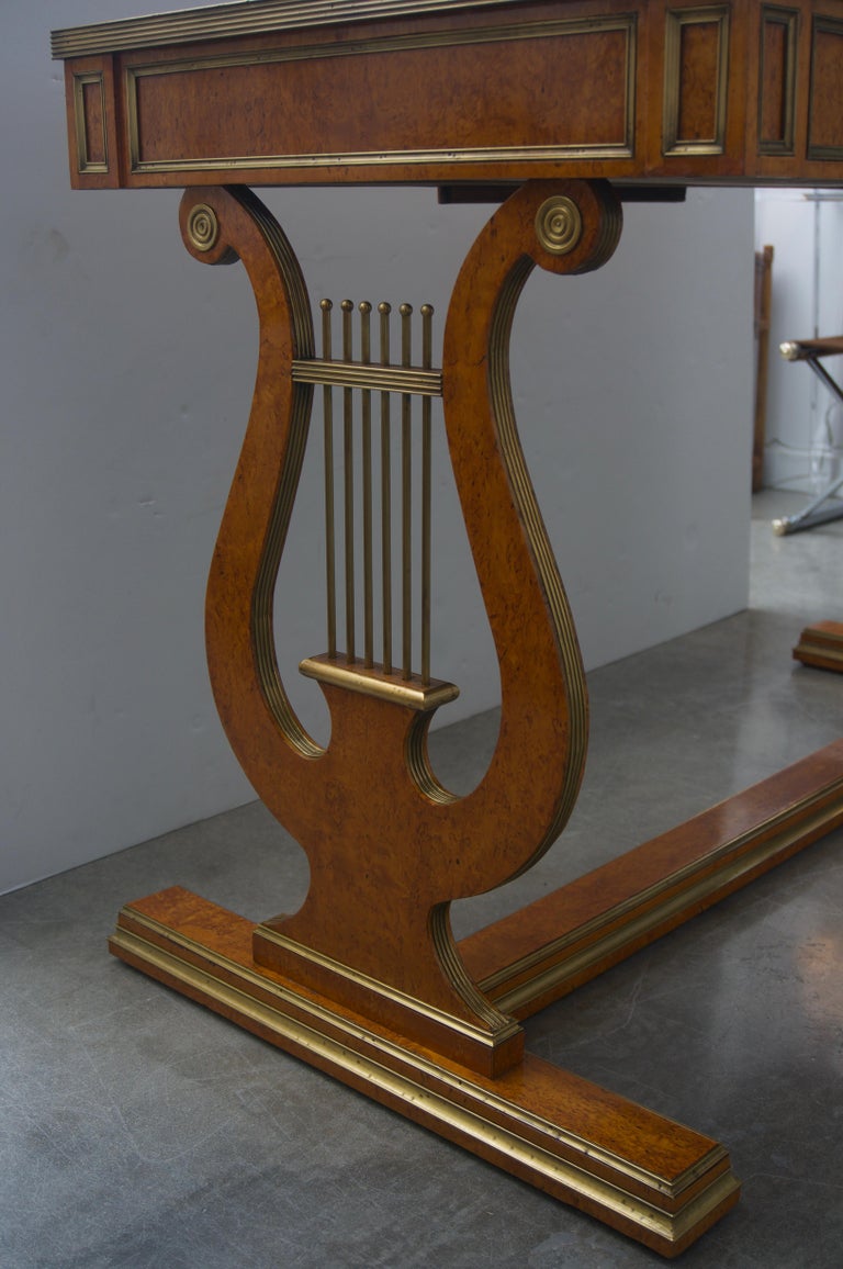 Russian Regency Style Library Table at 1stDibs