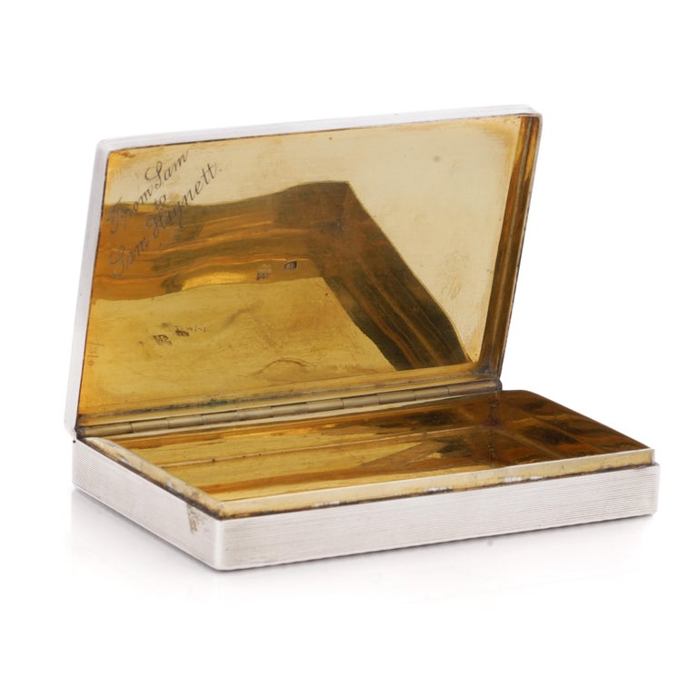 Russian Silver and Champlevé Enamel Snuff Box, Moscow, 1869 For Sale at ...