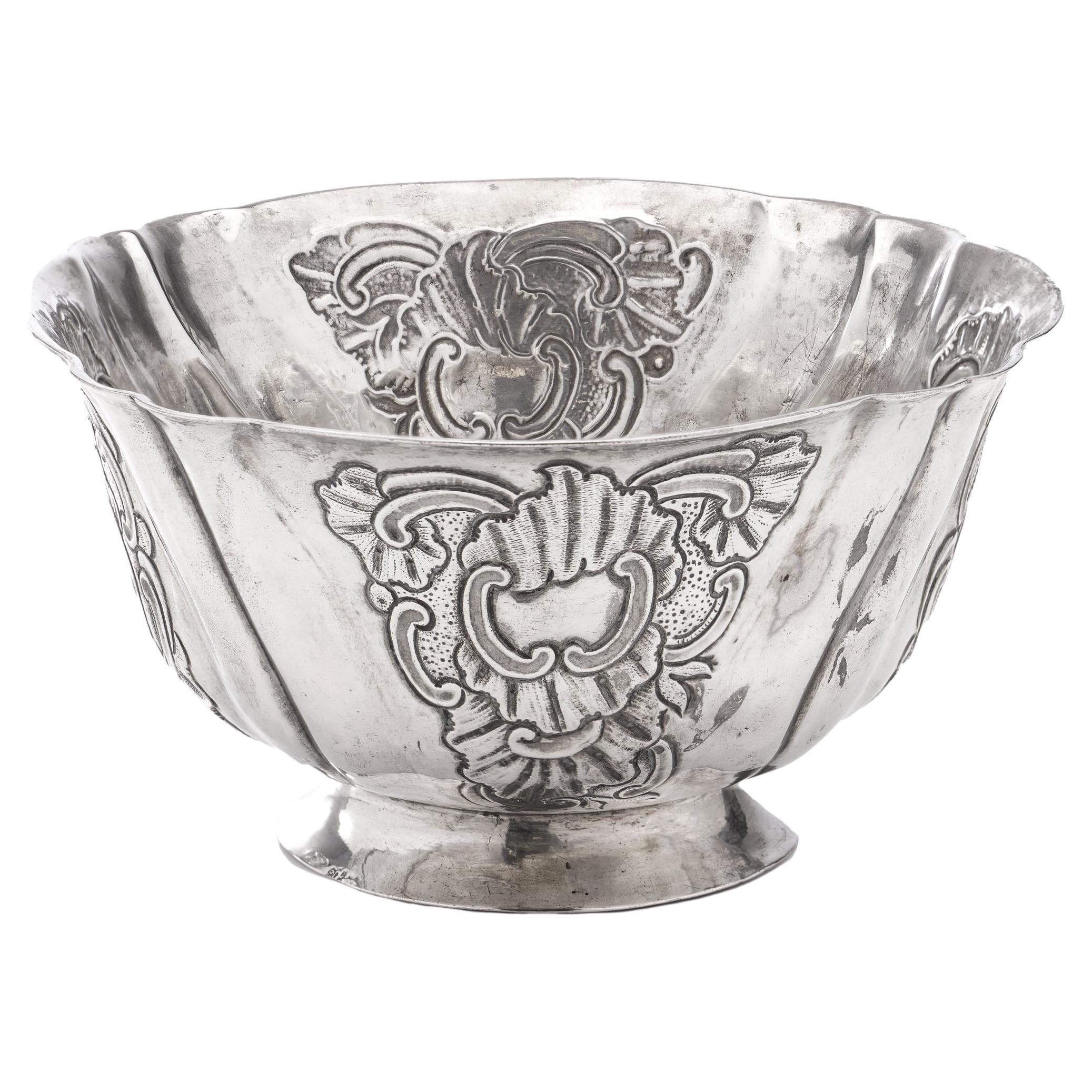Antique Russian Silver and Crystal Bowl, Circa 1900, Russian Cyrlic ...