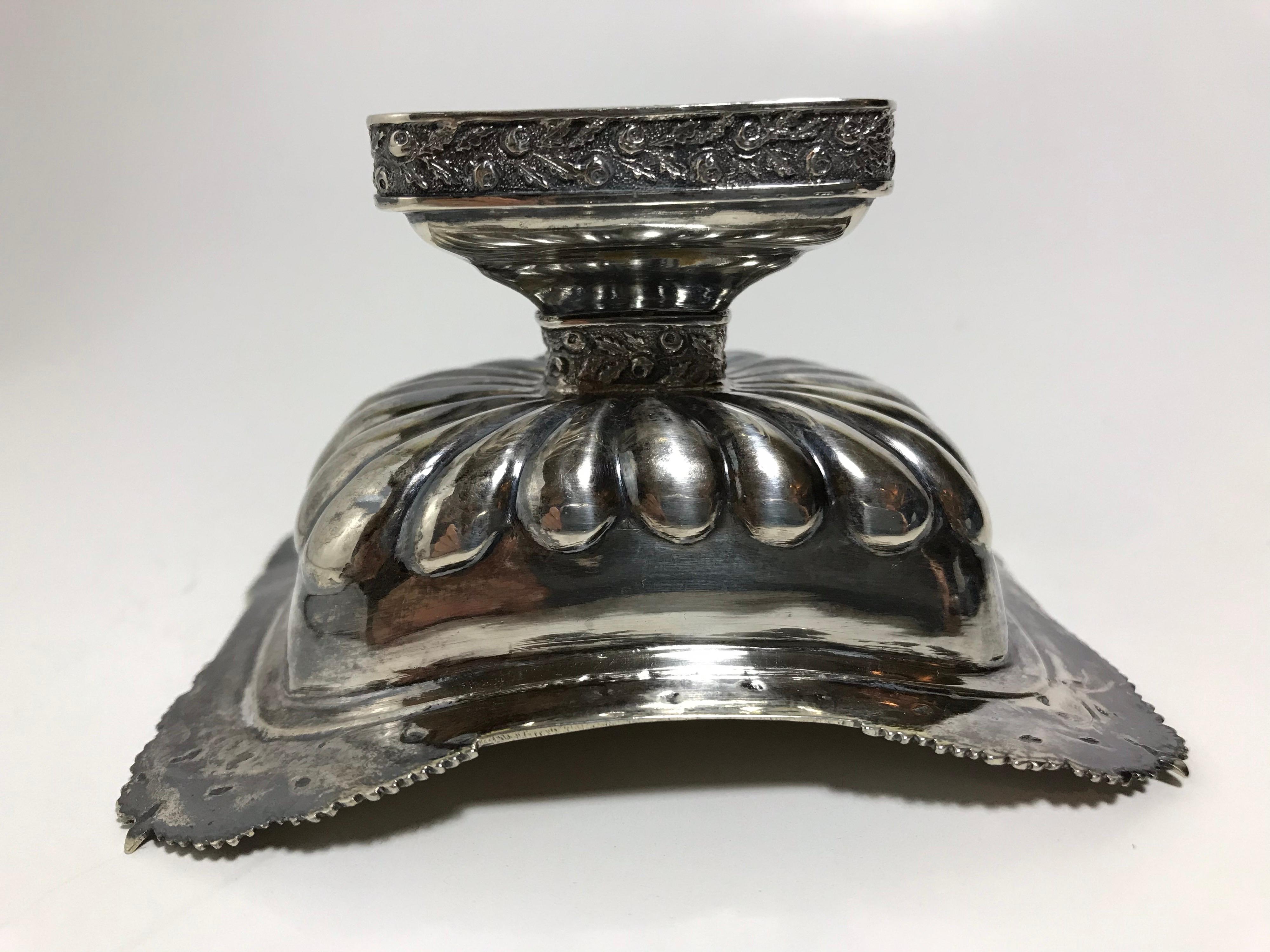 Russian Silver Nicholas I Salt Cellar, St. Petersburg, 1840s For Sale ...