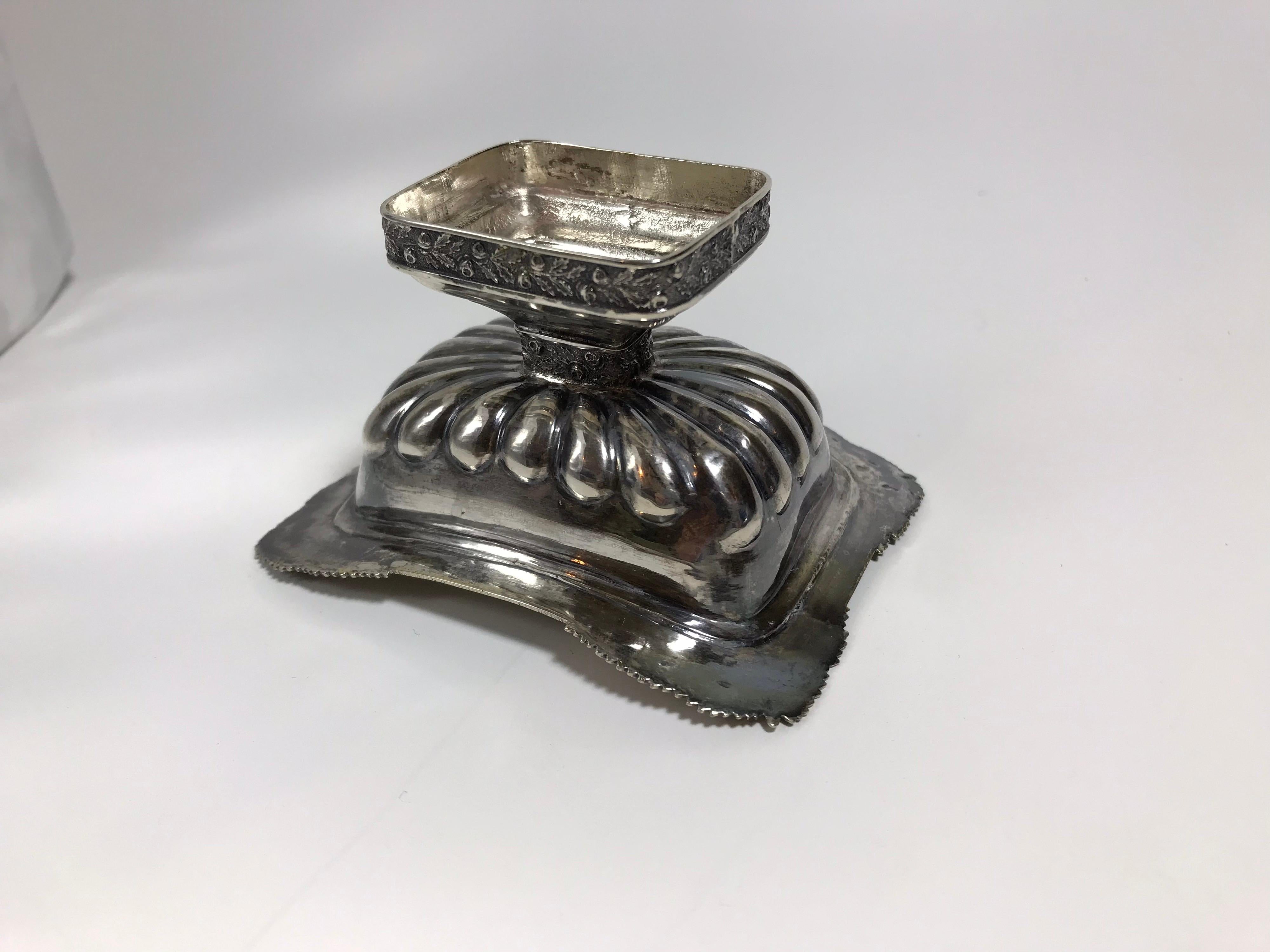 Russian Silver Nicholas I Salt Cellar, St. Petersburg, 1840s For Sale ...