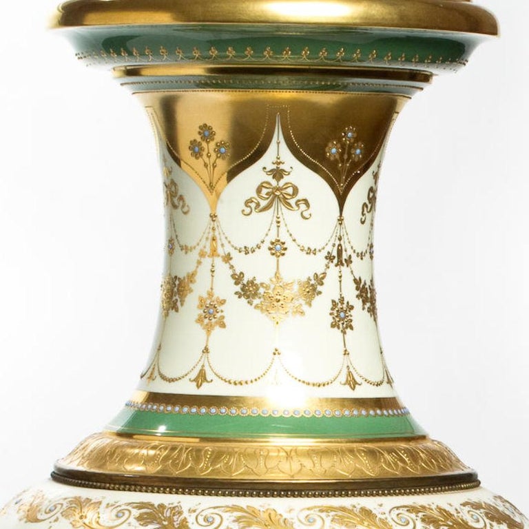 Russian Troica Porcelain Vase After Alfred Von Wierusz-Kowalski, 1849 ...