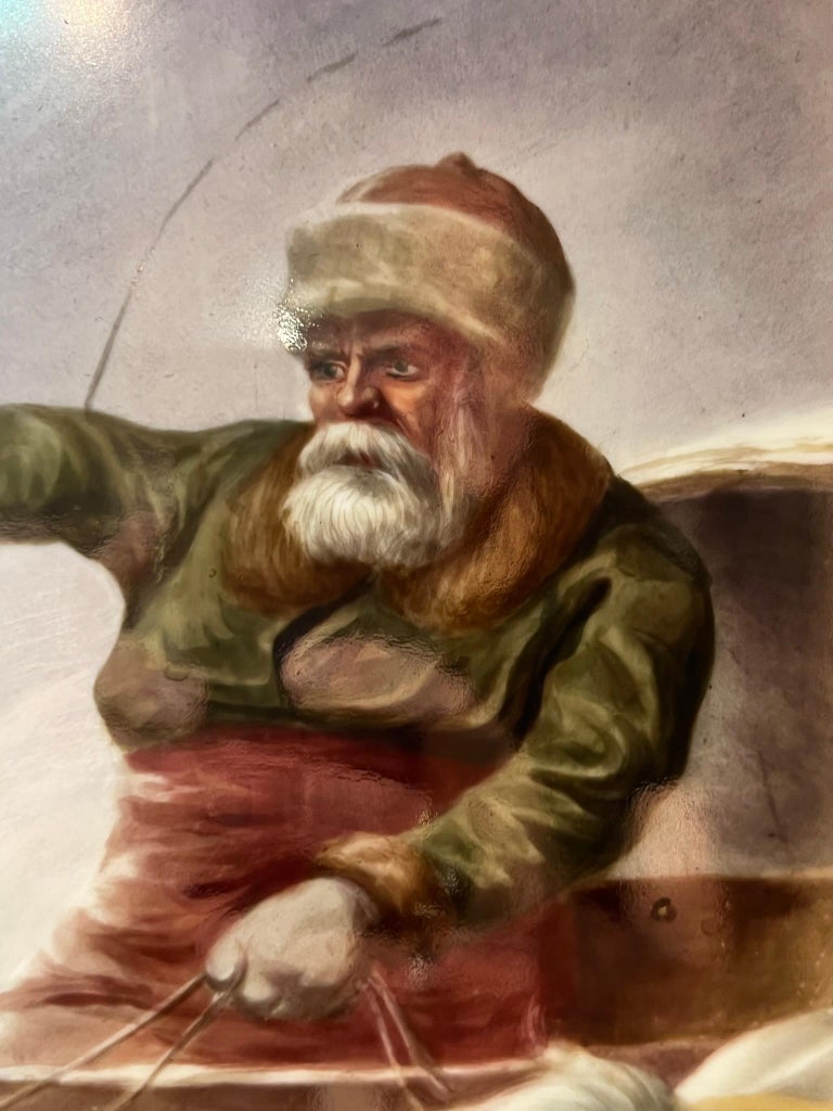 Russian Troica Porcelain Vase After Alfred Von Wierusz-Kowalski, 1849 ...