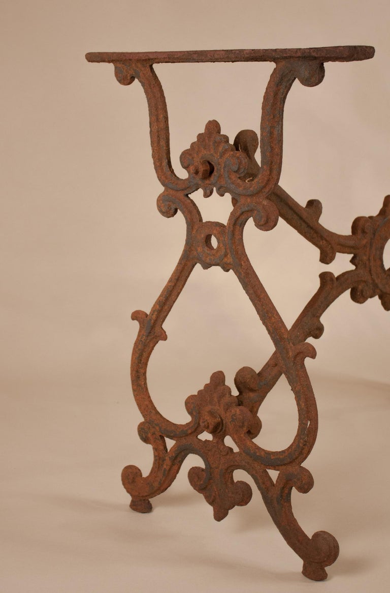 Rusted Iron Table Base at 1stDibs