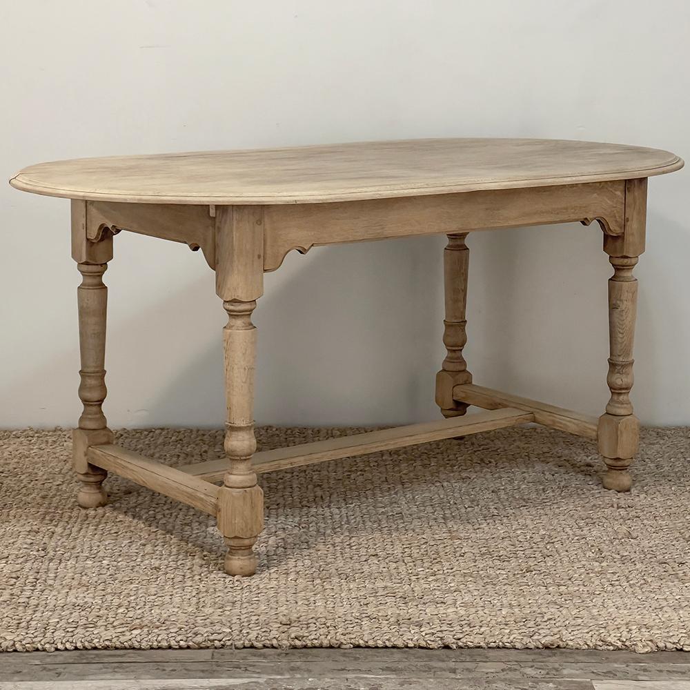 Rustic 19th Century European Oak Dining Table For Sale at 1stDibs