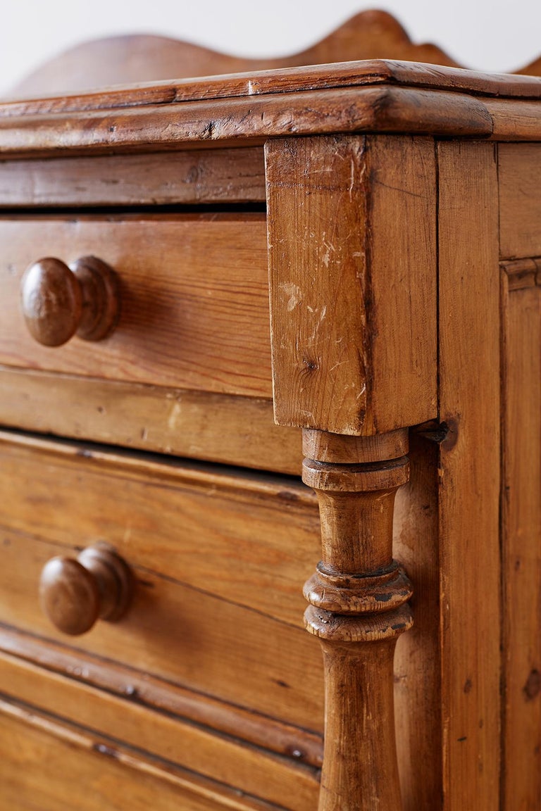 Rustic 19th Century French Provincial Pine Sideboard at 1stdibs