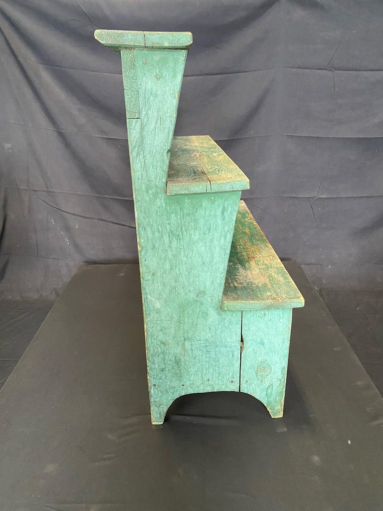 Rustic 19th Century Painted Tall French Waterfall Garden Pot Shelves or ...