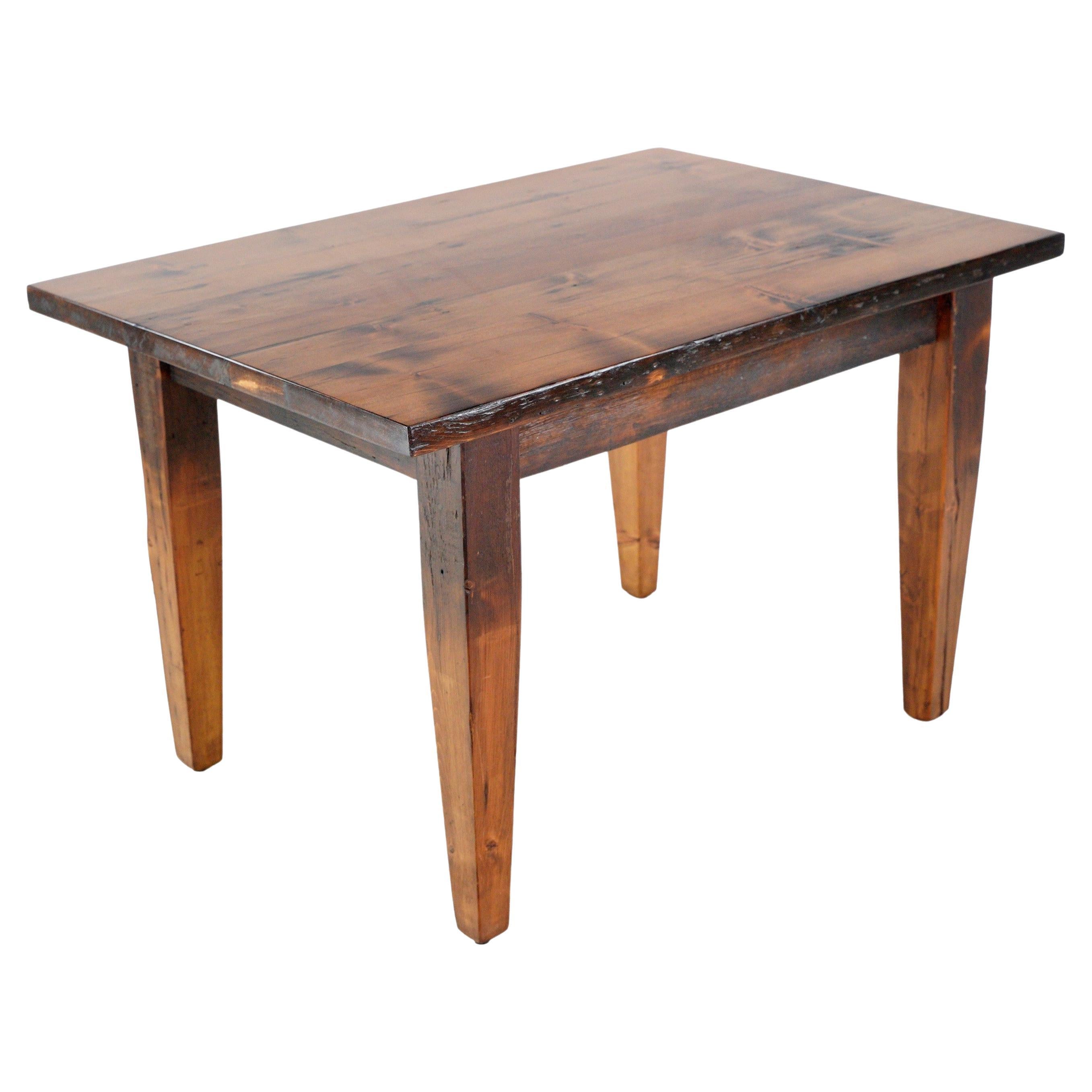 Rustic Hickory Harvest Dining Farm Table Brooklyn Legs For Sale at ...