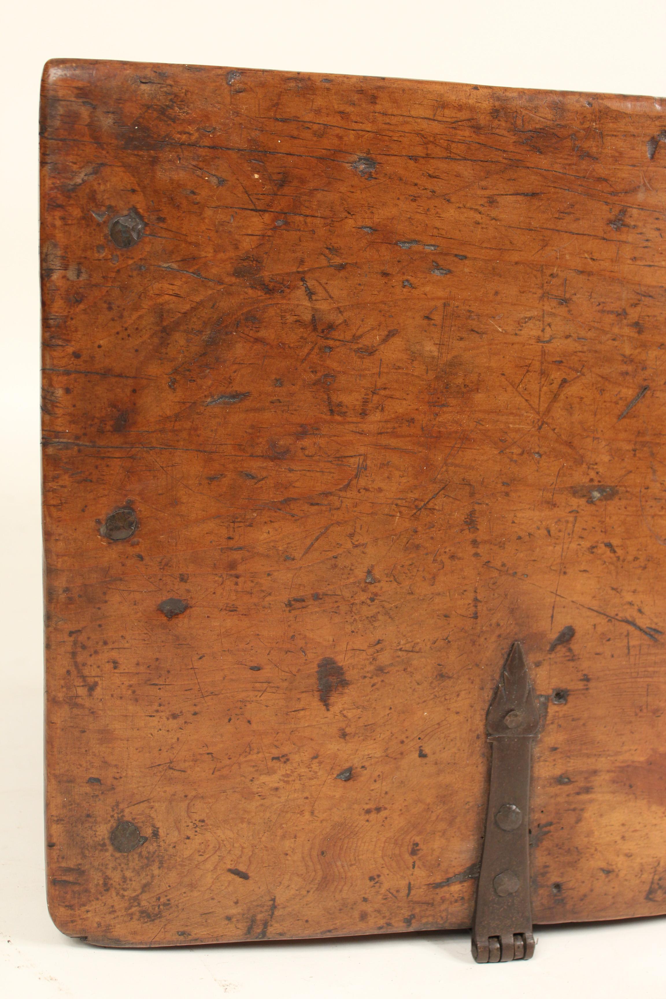 Rustic Antique Trunk with Iron Hardware at 1stDibs | antique trunk ...