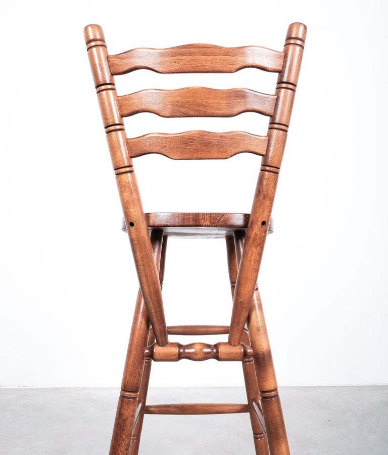 Rustic Bar Stools Midcentury from Birch Wood, Germany, 1970 For Sale at ...