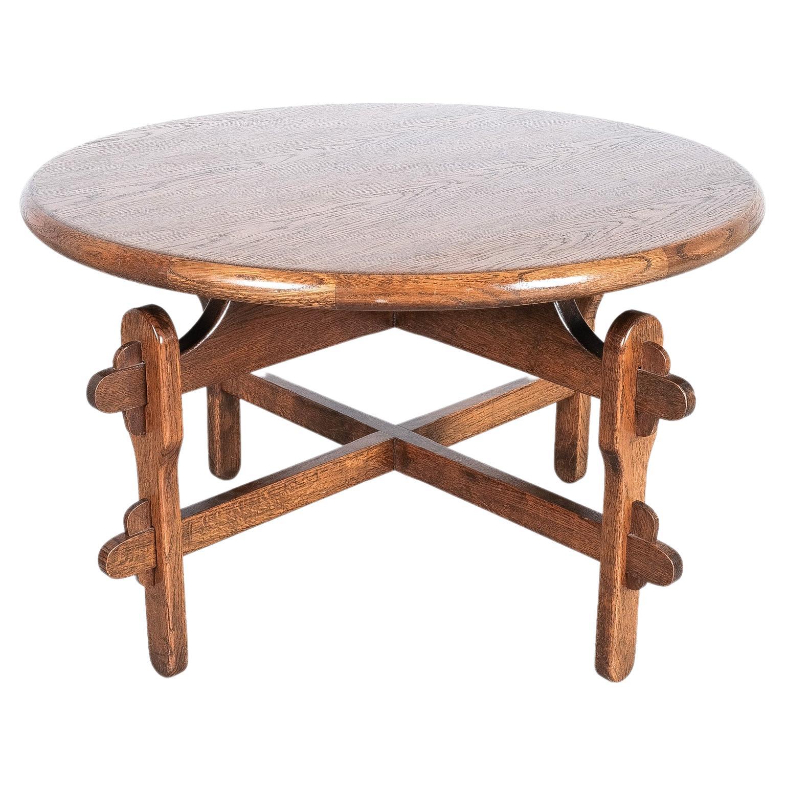 Black Oak Tables Solid Wood, France, circa 1970 For Sale at 1stDibs