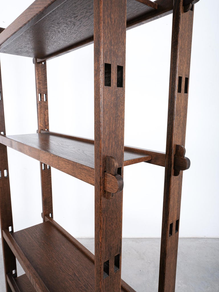 Rustic Bespoke Plug-In Shelf Unit System Etagere from Oak, France, 1960 ...