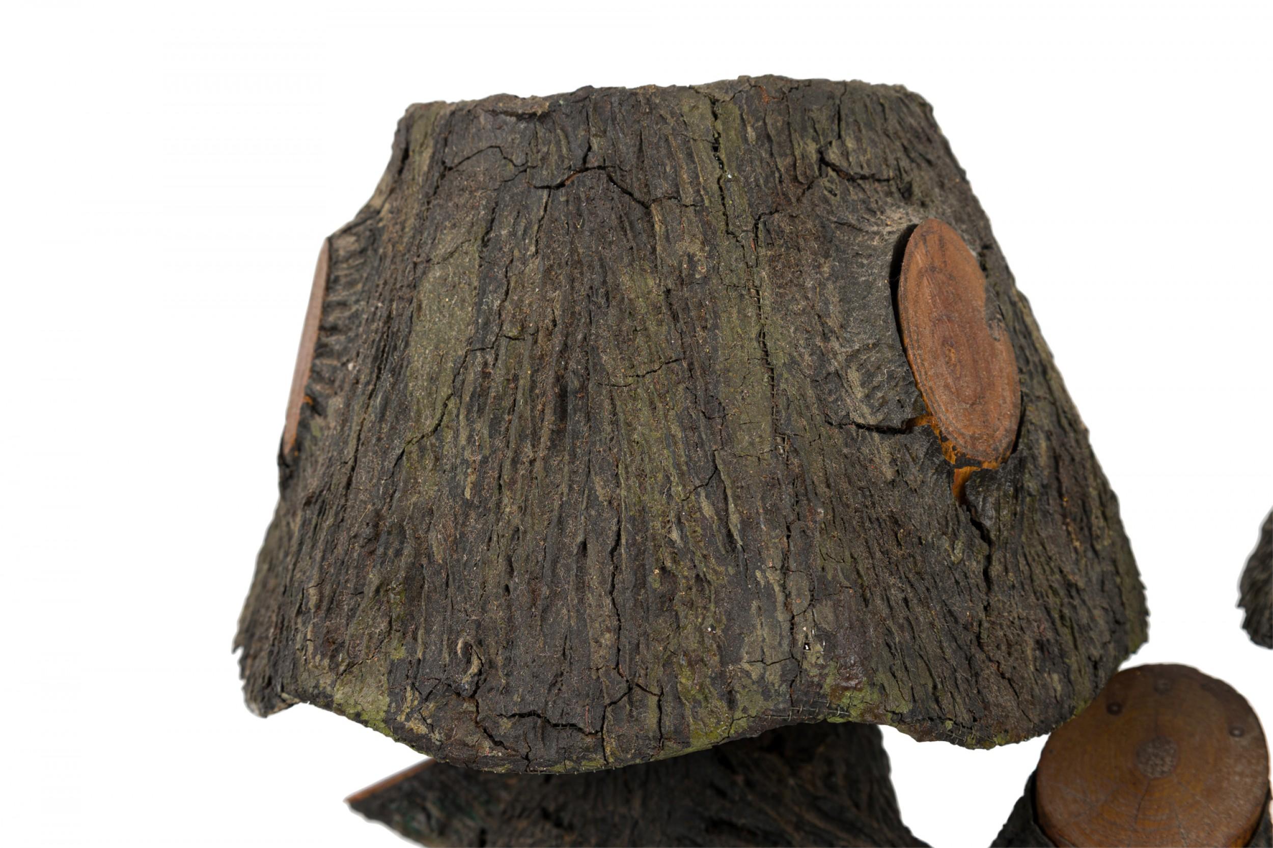 Rustic Black Forest Branch and Bark Two Shade Table Lamp For Sale at ...