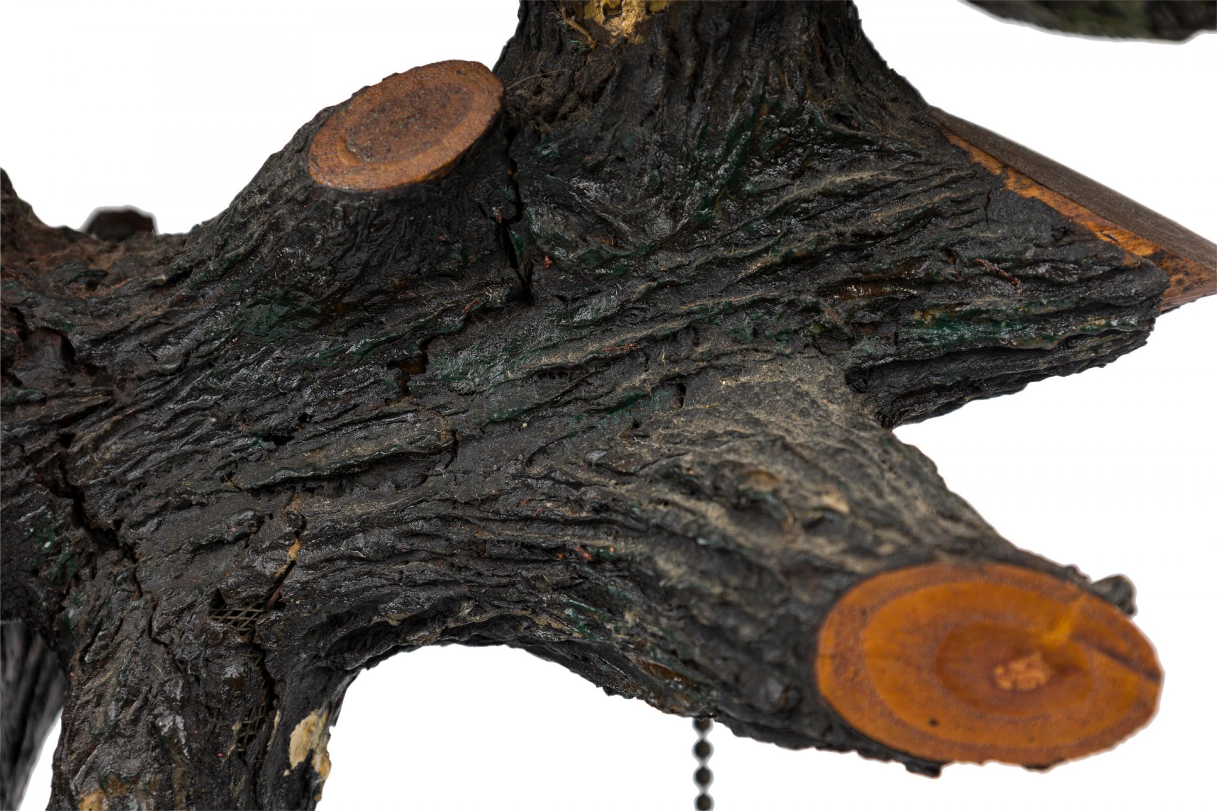 Rustic Black Forest Branch and Bark Two Shade Table Lamp For Sale at ...