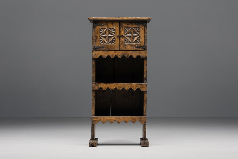 Rustic, Breton High Board, Monoxylite, Haut Savoie, Auvergnat, 19th ...