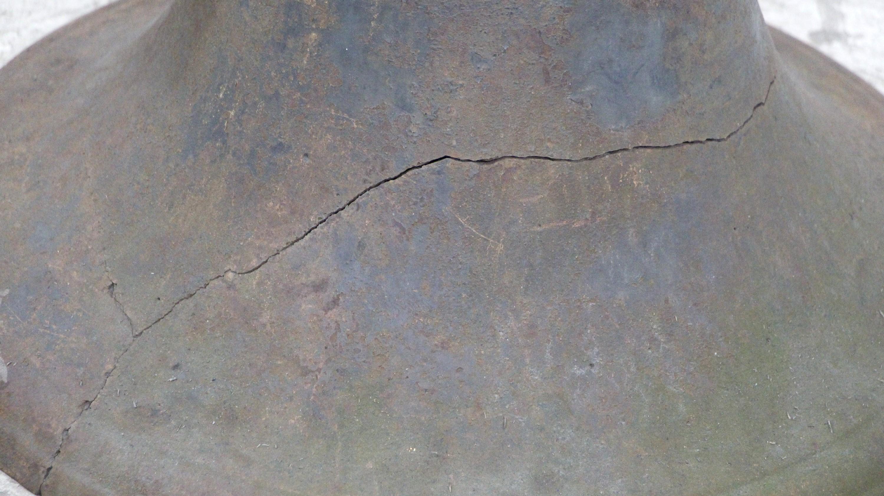 Rustic Cast Iron Liberty Bell Attached Wood For Sale at 1stDibs ...