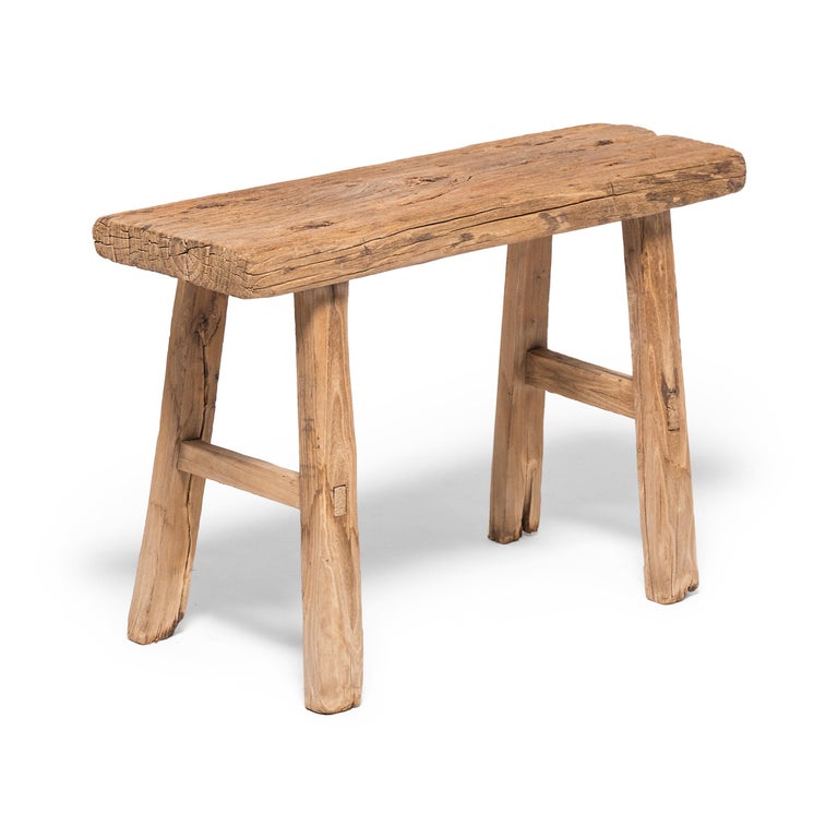 Rustic Chinese Two Person Bench at 1stDibs