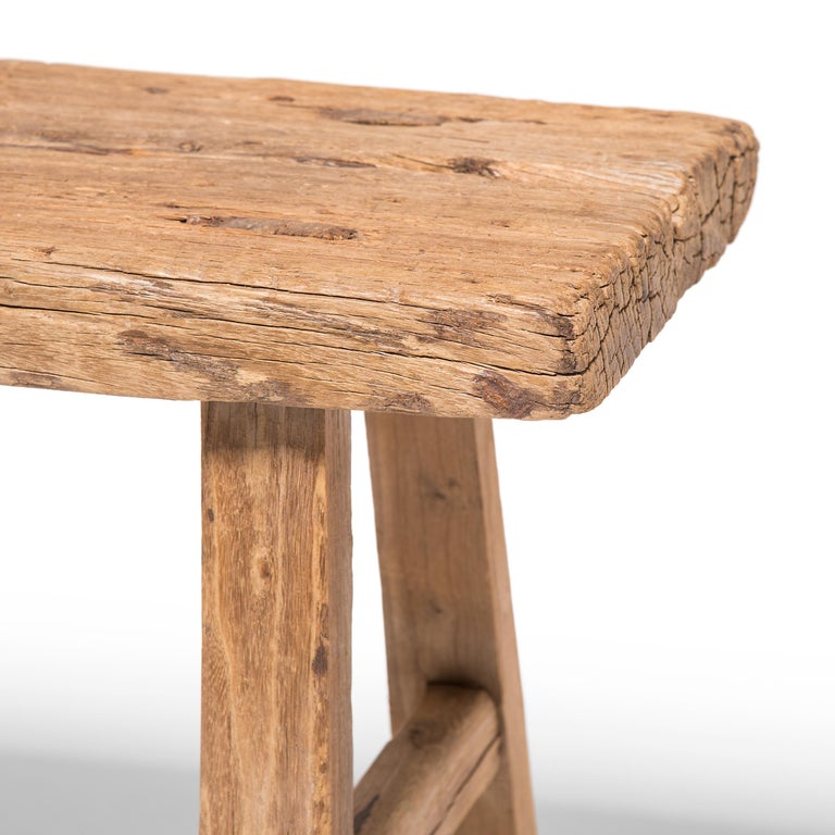 Rustic Chinese Two Person Bench at 1stDibs