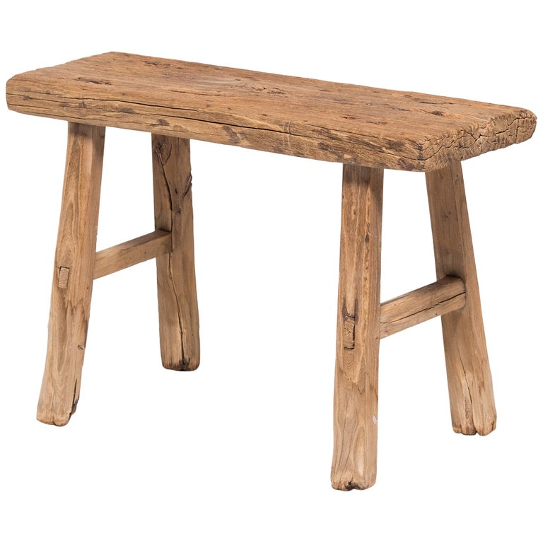 Rustic Chinese Two Person Bench at 1stDibs