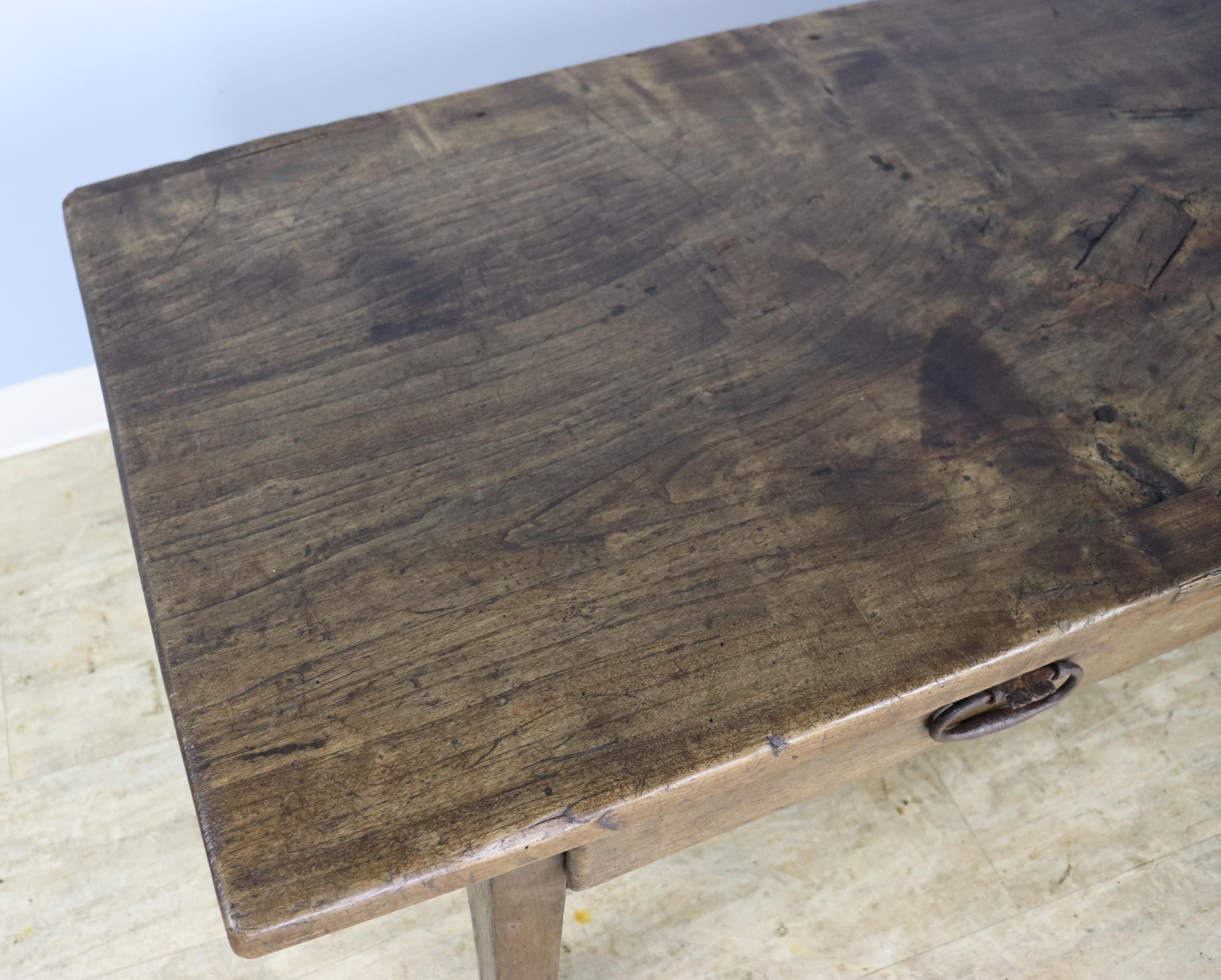Rustic Chunky Spanish Poplar Coffee Table For Sale at 1stDibs