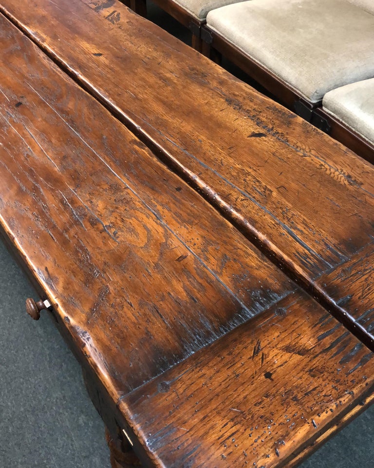 Rustic Convertible Console and Table For Sale at 1stDibs