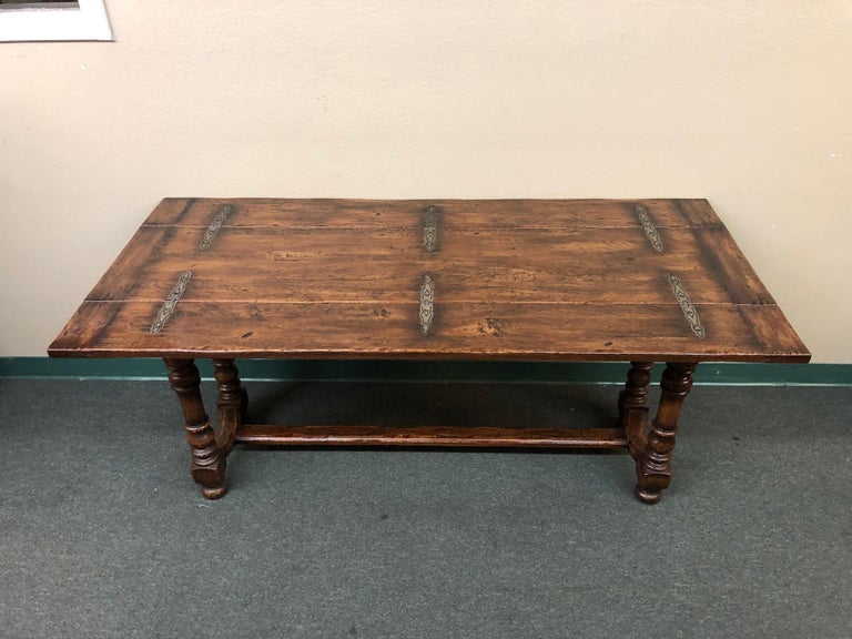 Rustic Convertible Console and Table For Sale at 1stDibs