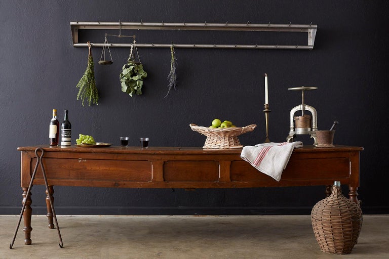 Rustic Country French Farmhouse Display Table or Console at 1stDibs