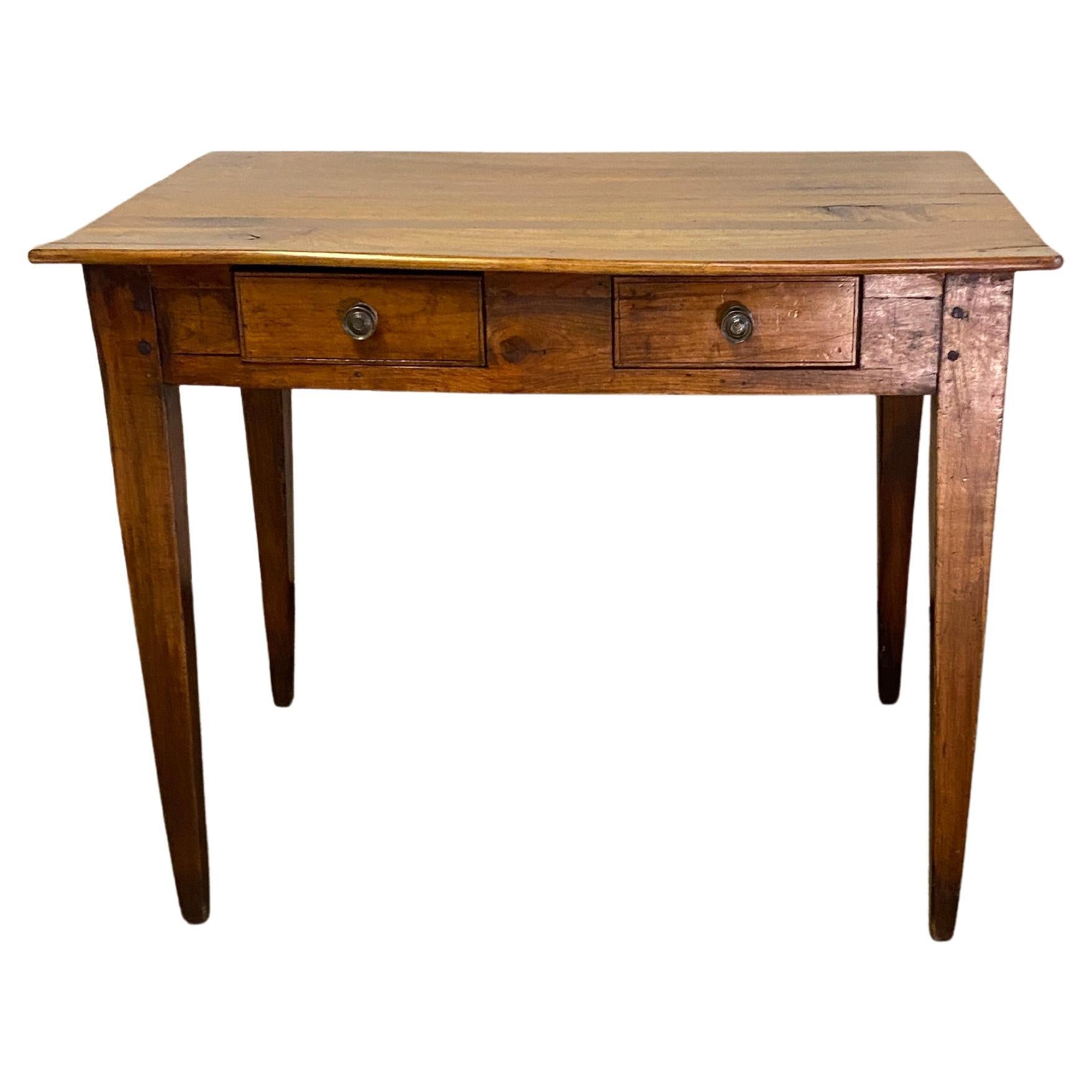 Rustic Country French Side Table at 1stDibs