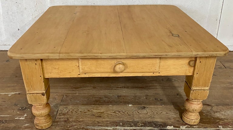 Rustic Country Pine Coffee Table at 1stDibs | rustic pine coffee table ...