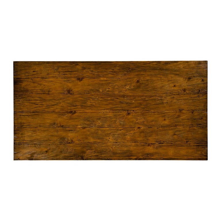 Rustic Country Walnut Dining Table For Sale at 1stDibs