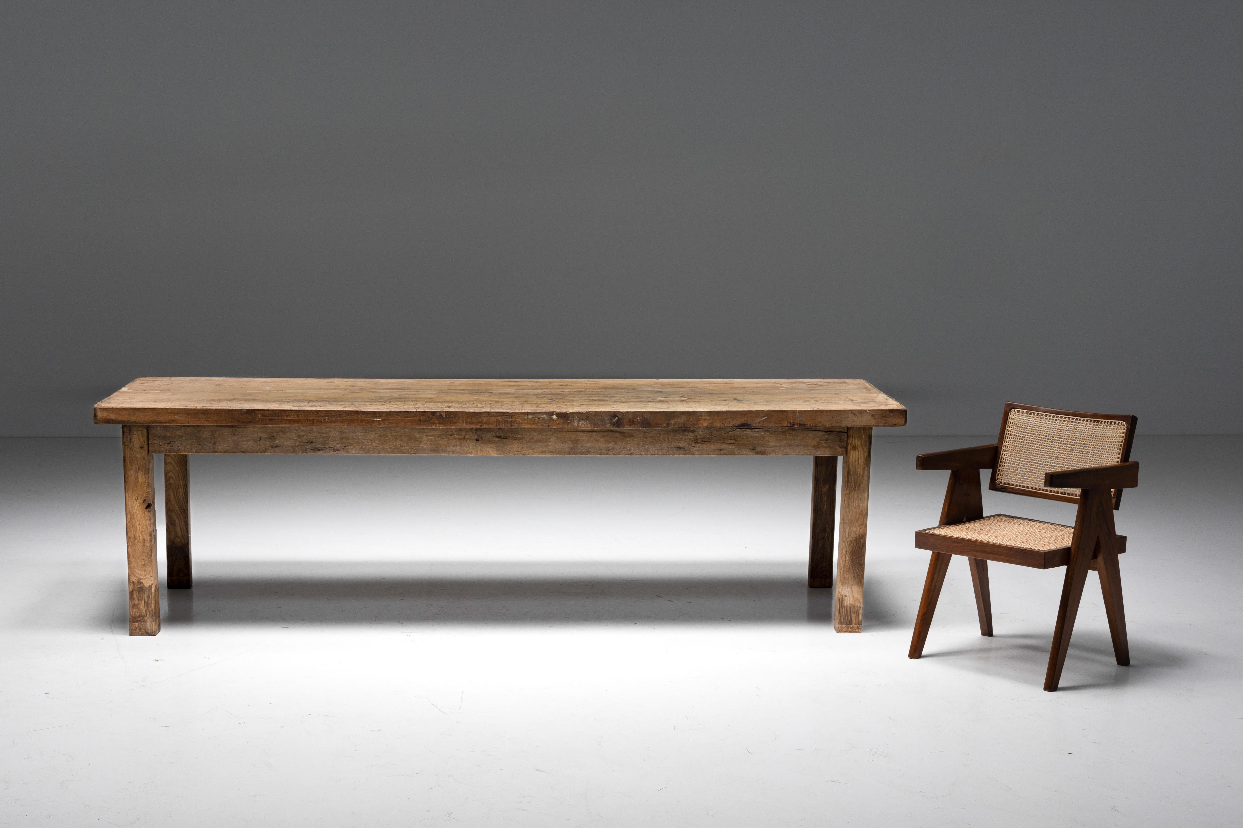 Rustic Dining Table, France, 19th Century For Sale at 1stDibs