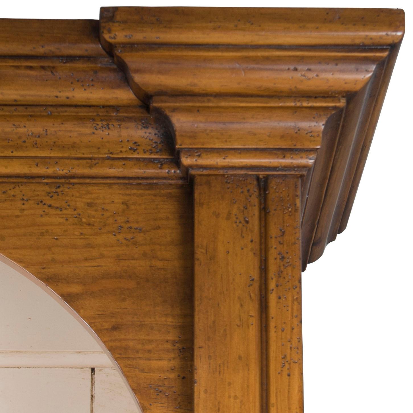 Rustic Distressed Pine Tall Open Bookcase Bookshelf For Sale at 1stDibs ...