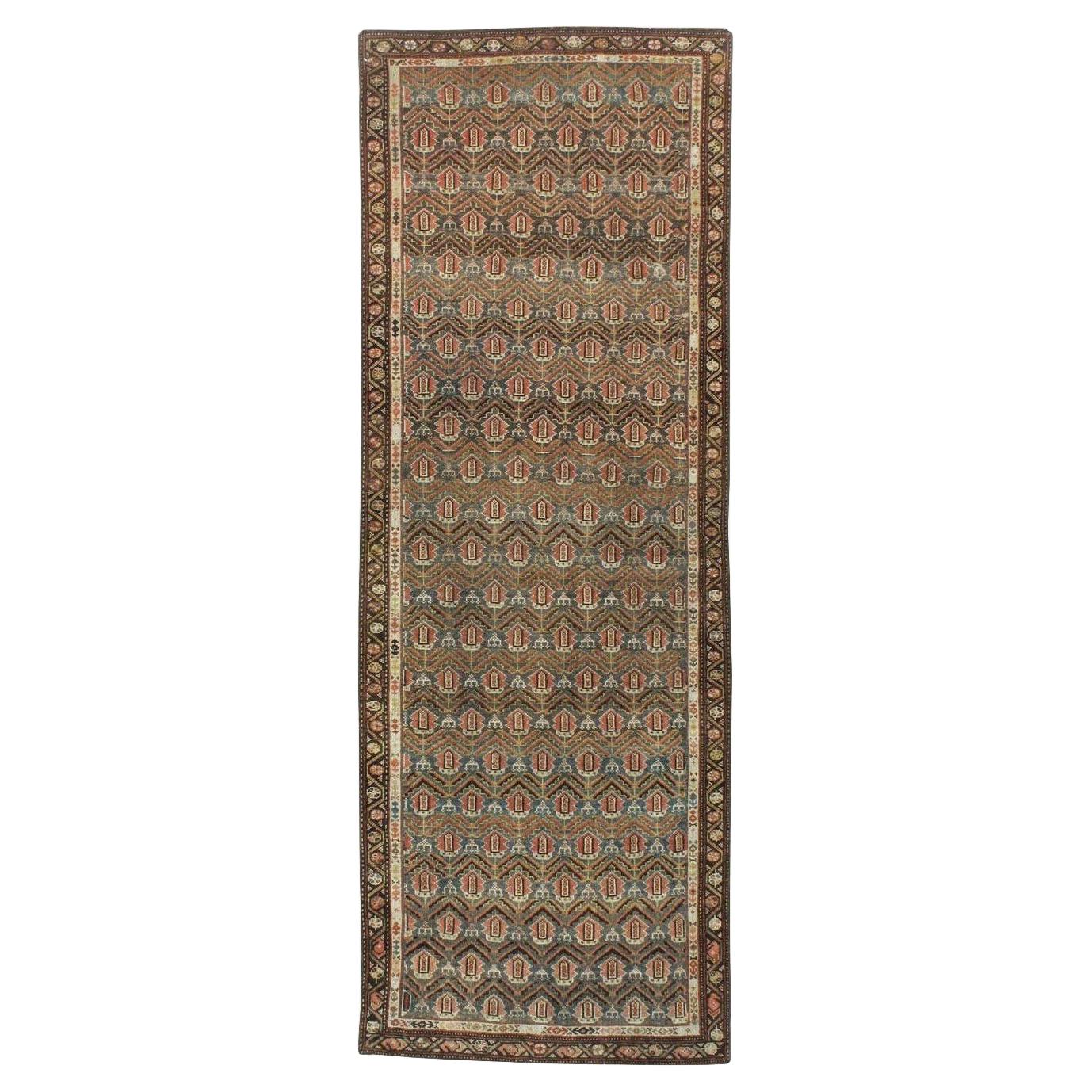 Antique Persian Kurdish Hallway Runner with Rustic Artisan Modern Style ...