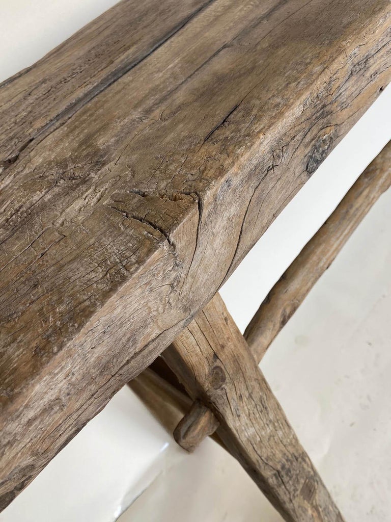 Rustic Elm Altar Table at 1stDibs