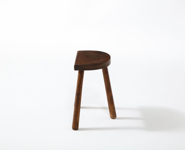 Rustic Farm Stool, France 1960s For Sale at 1stDibs