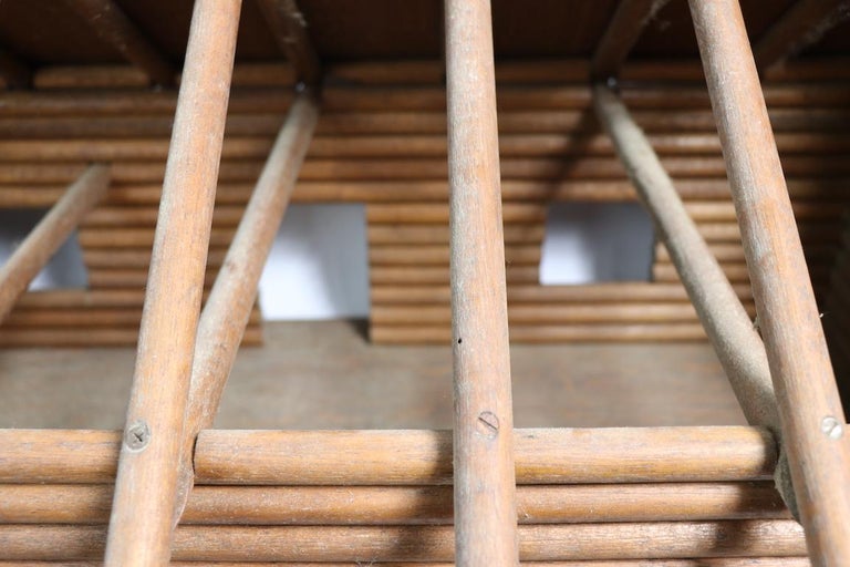 Rustic Folk Art Model Log Cabin at 1stDibs