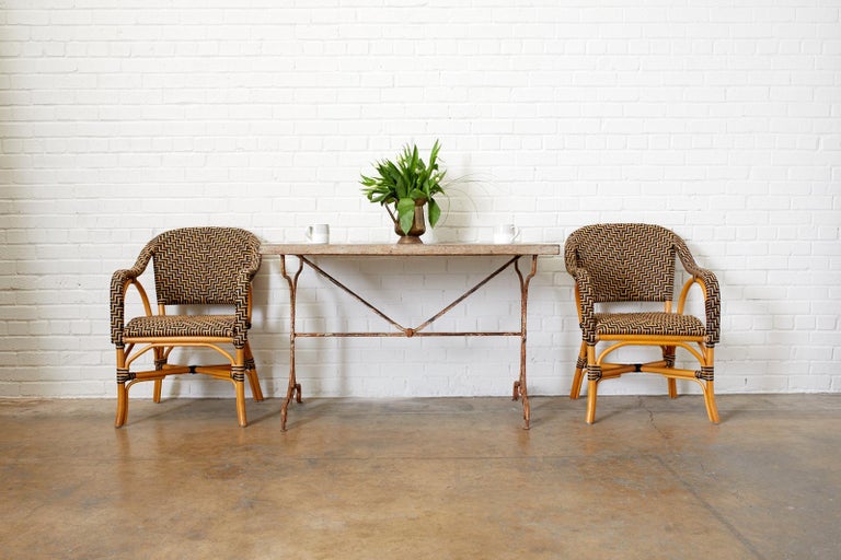 Rustic French Bistro Style Dining Table or Console at 1stDibs | french ...