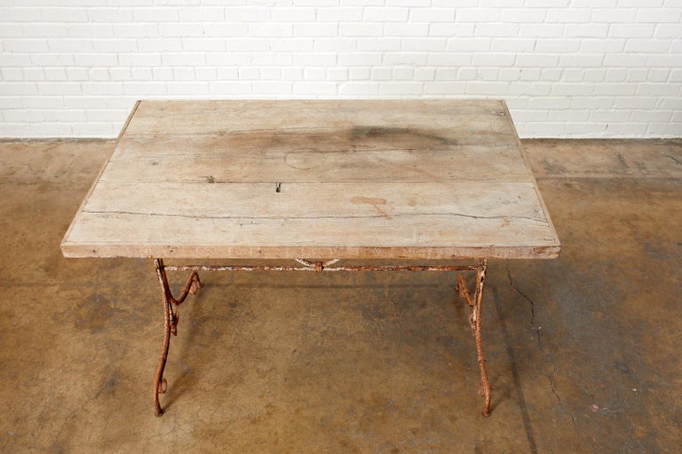 Rustic French Bistro Style Dining Table or Console at 1stDibs | french ...