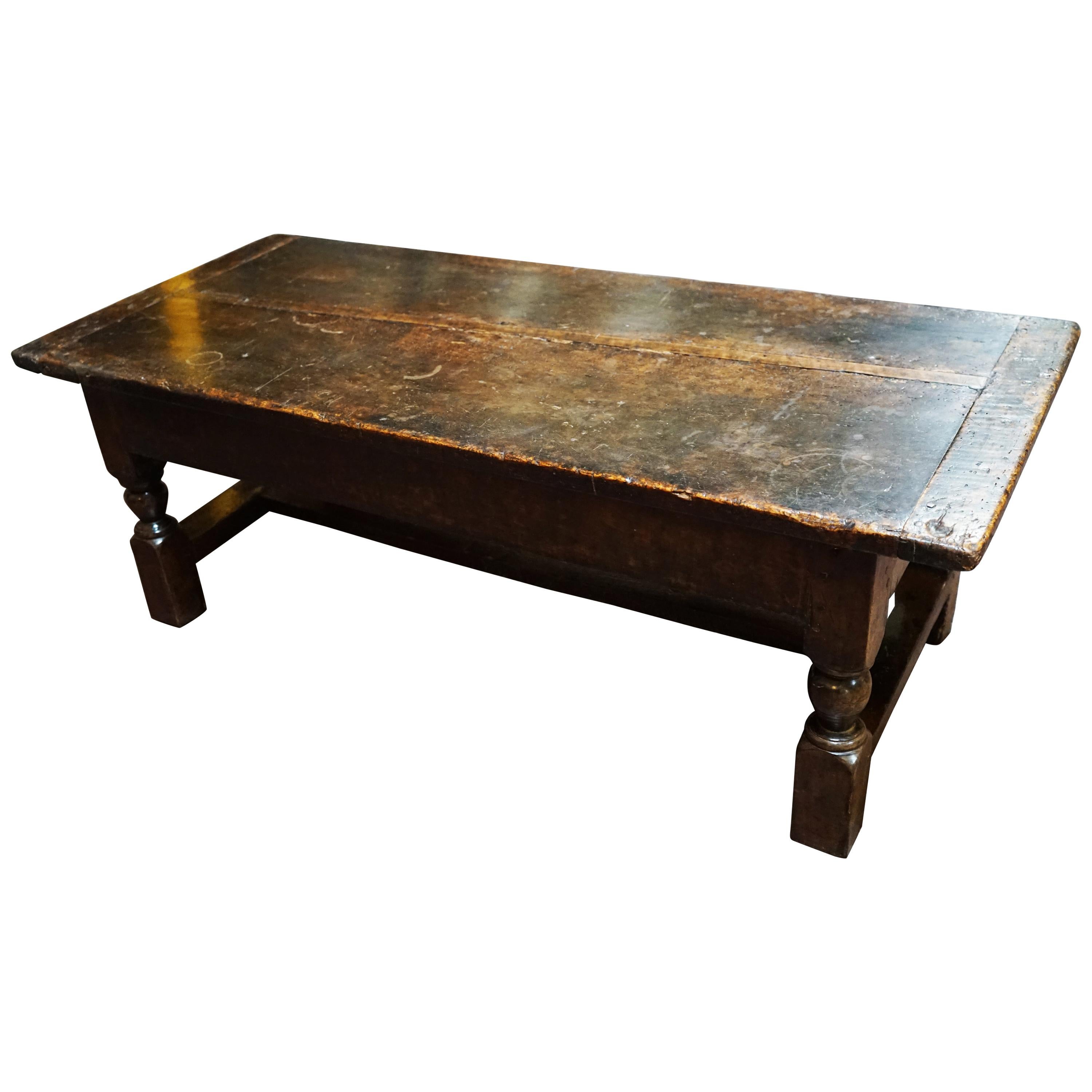 Rustic French Oak Table at 1stDibs