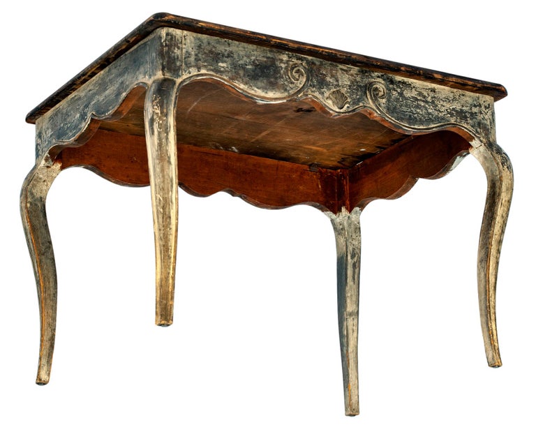 Rustic French Provincial Style Side Table For Sale at 1stDibs