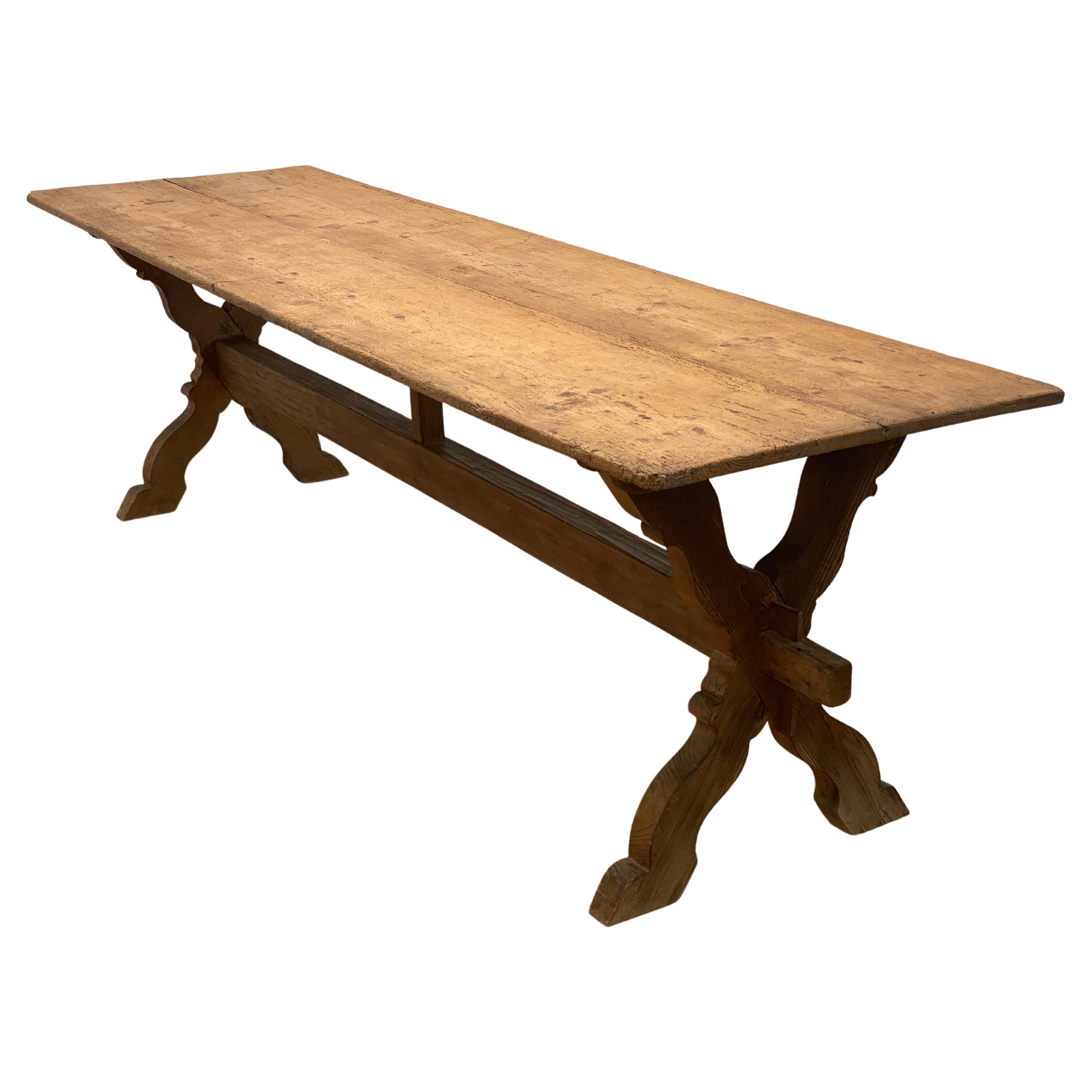 Rustic Antique French Tilt Top Vintner’s Table For Sale at 1stDibs