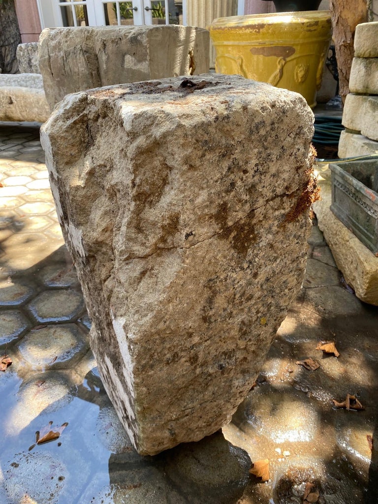 Rustic Hand Carved Stone Container Jardinière Trough Basin Planter ...