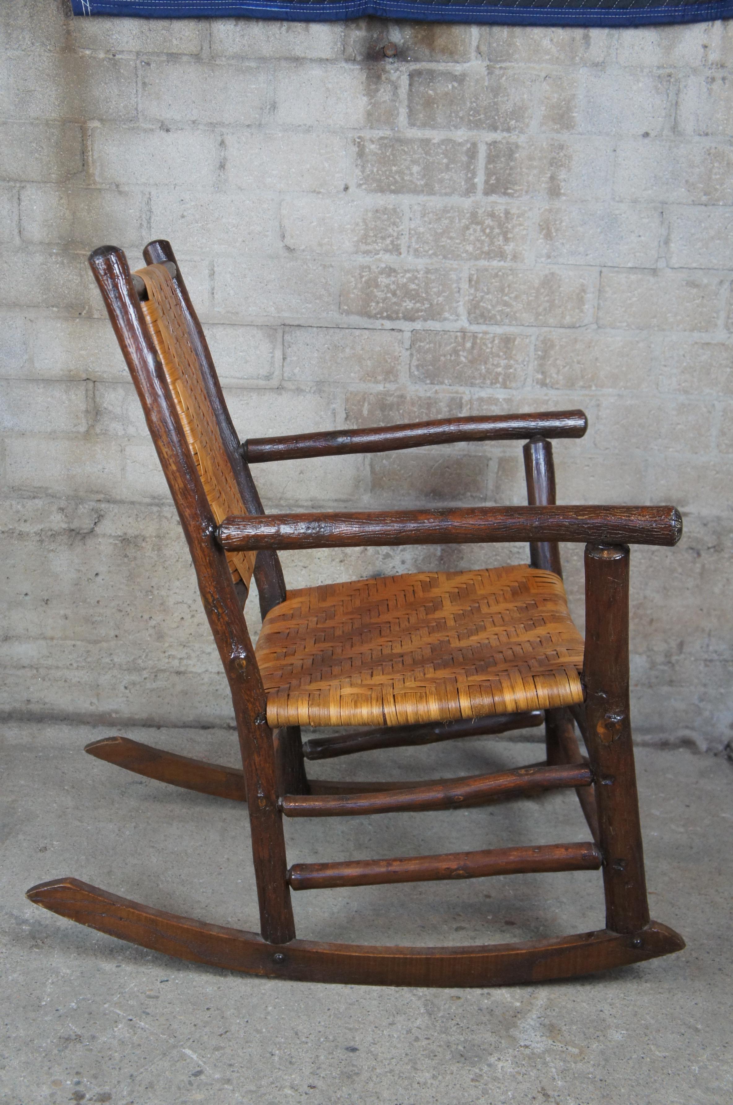 Rustic Hickory Furniture Company Rocking Armchair No. 21 Rocker ...