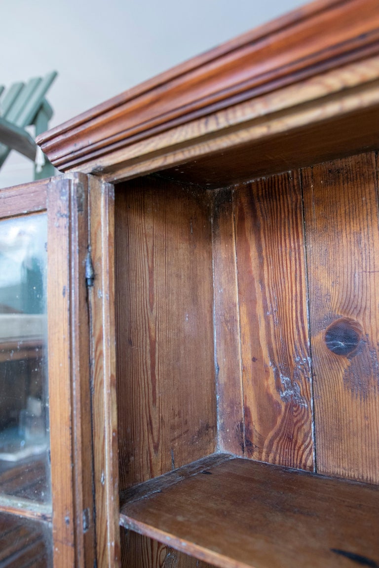 Rustic Kitchen Display Cabinet with Doors, Shelves and Drawers in the ...