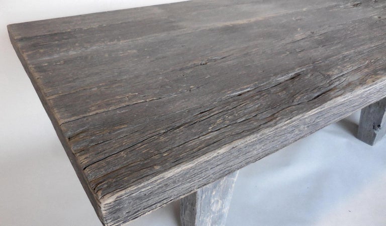 Rustic Large Scale Table For Sale at 1stDibs