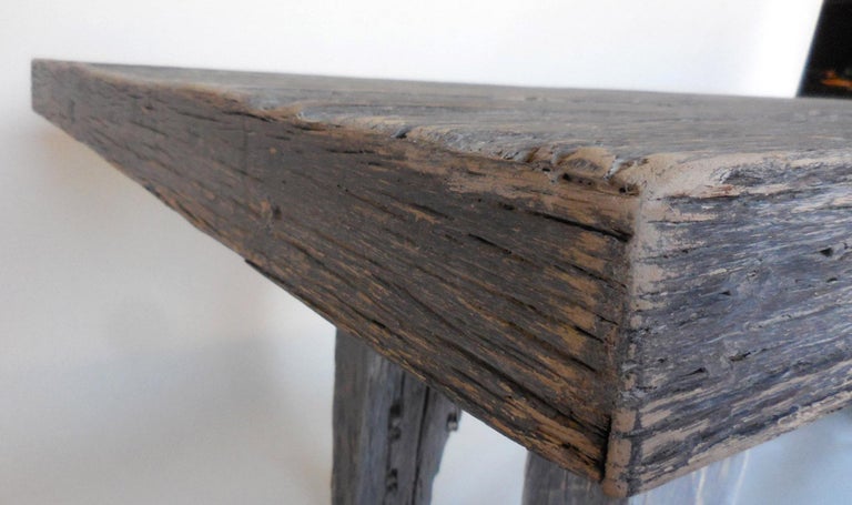 Rustic Large Scale Table For Sale at 1stDibs