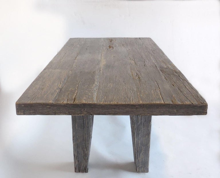 Rustic Large Scale Table For Sale at 1stDibs